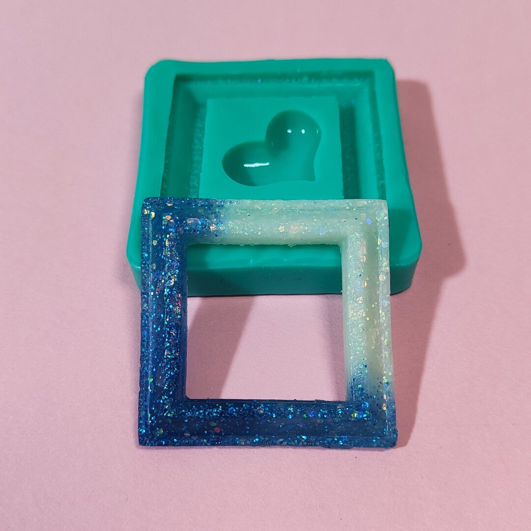 Square Frame Silicone Mold for Resin, Plaster, Soap, Wax and Polymer ...