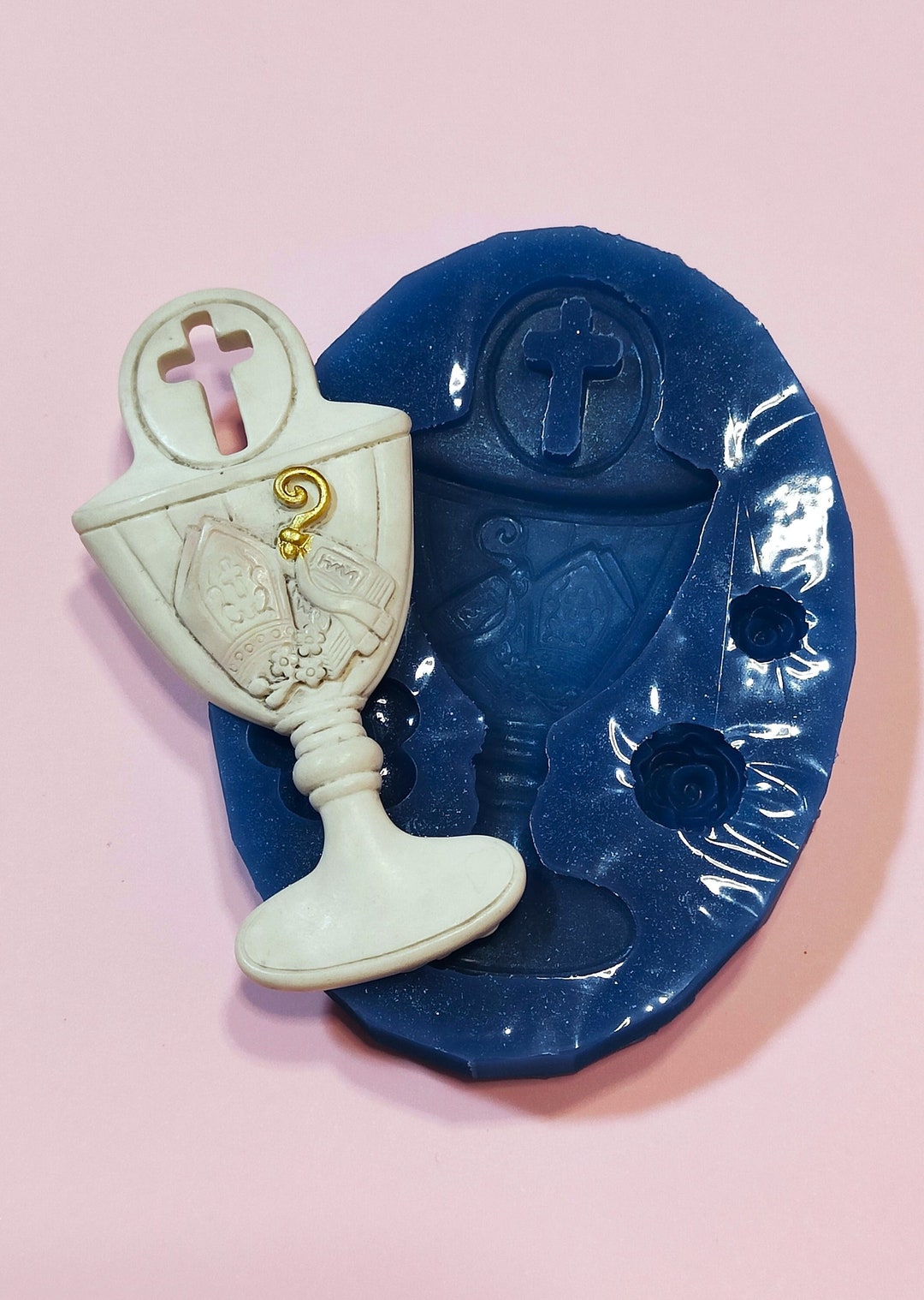 Communion Chalice Silicone Mold for Resin, Polymer Clay and Plaster ...