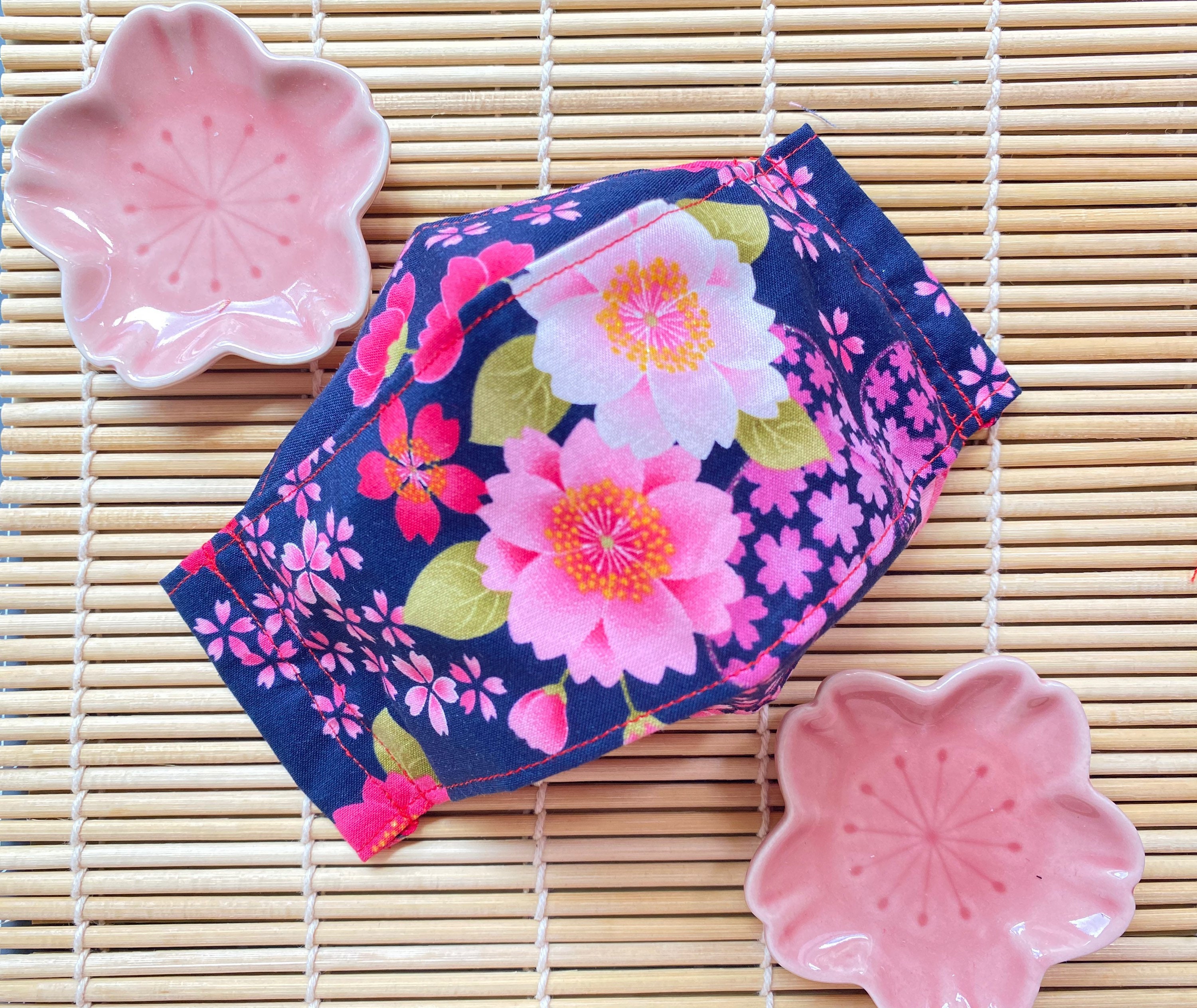 Máscara de Origami Sakura Máscara japonesa 3D Máscara | Etsy