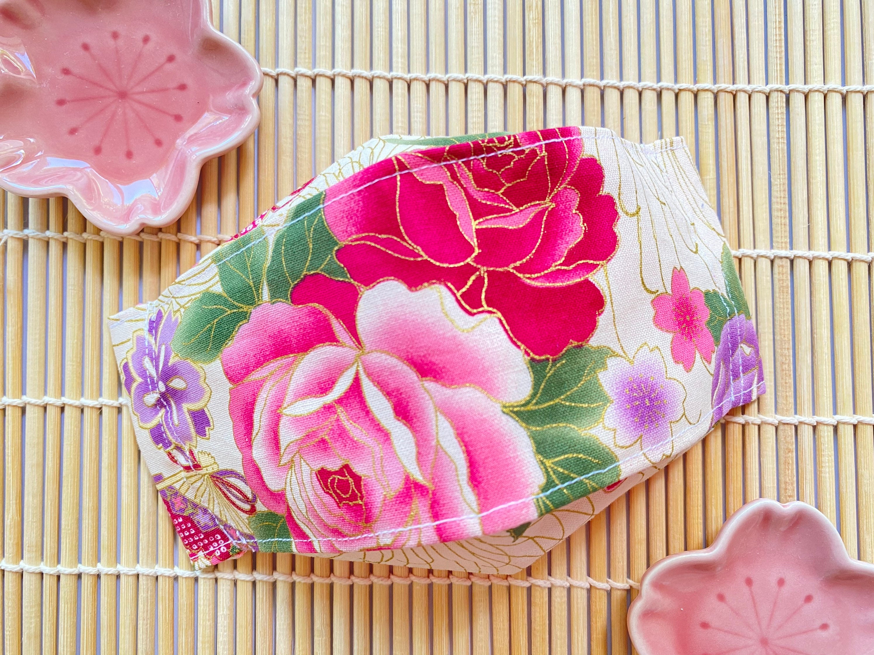 Máscara de Origami Sakura Máscara japonesa 3D Máscara | Etsy