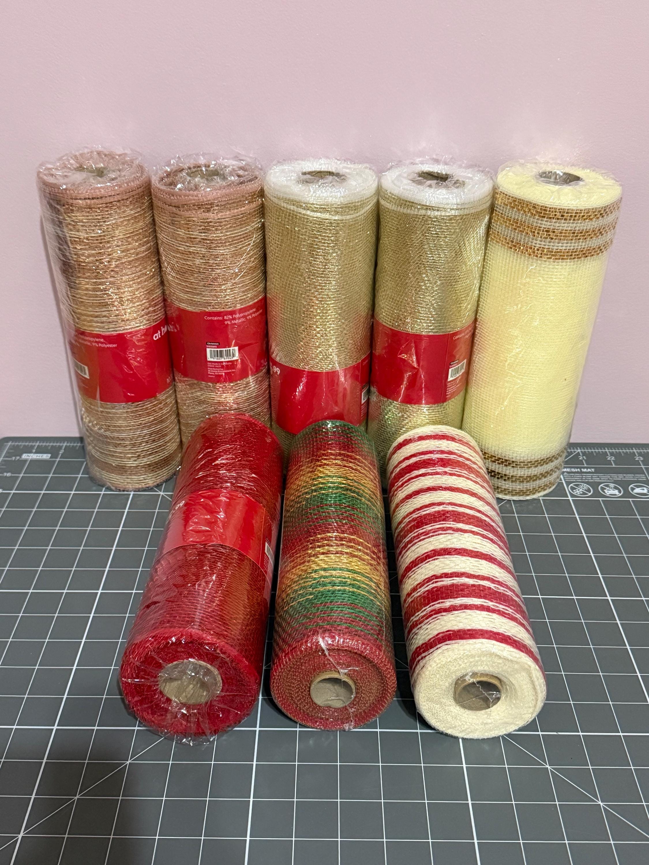 Deco Mesh Box Destash, Wreath Craft Supplies, Supply Box - Etsy