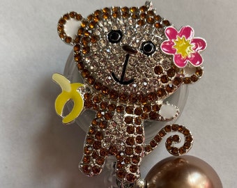 Monkey Badge Reel | Etsy