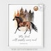 Watercolor Horse Bible Verse Print Philippians 4:19 (digital Download ...
