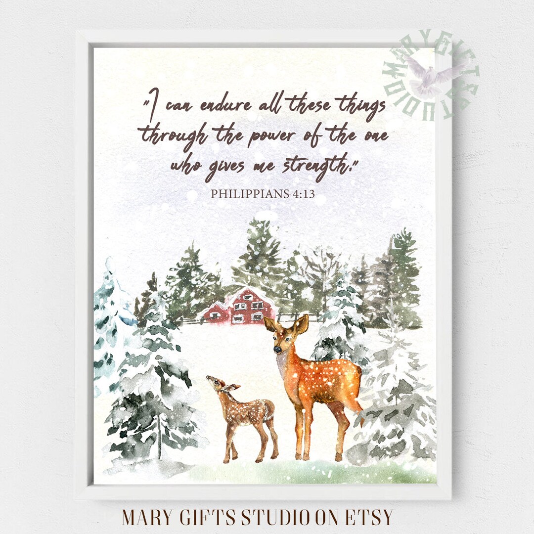 Bible Verse Print Bible Verse Sign Scripture Wall Art Custom Scripture ...