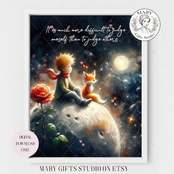 The Little Prince Poster - Etsy