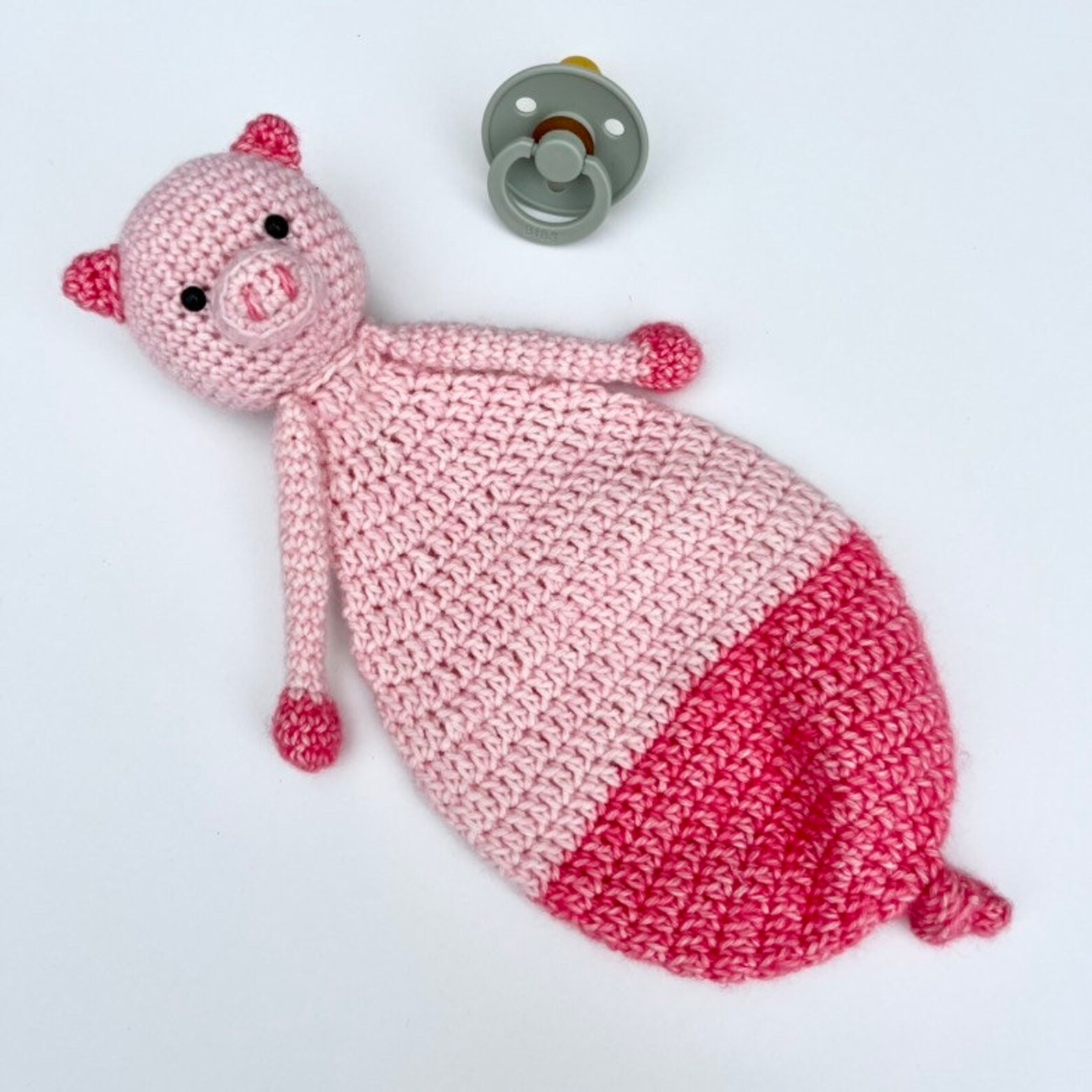 Pig Baby Lovey Amigurumi Crochet Pattern Rag Doll Comforter - Etsy