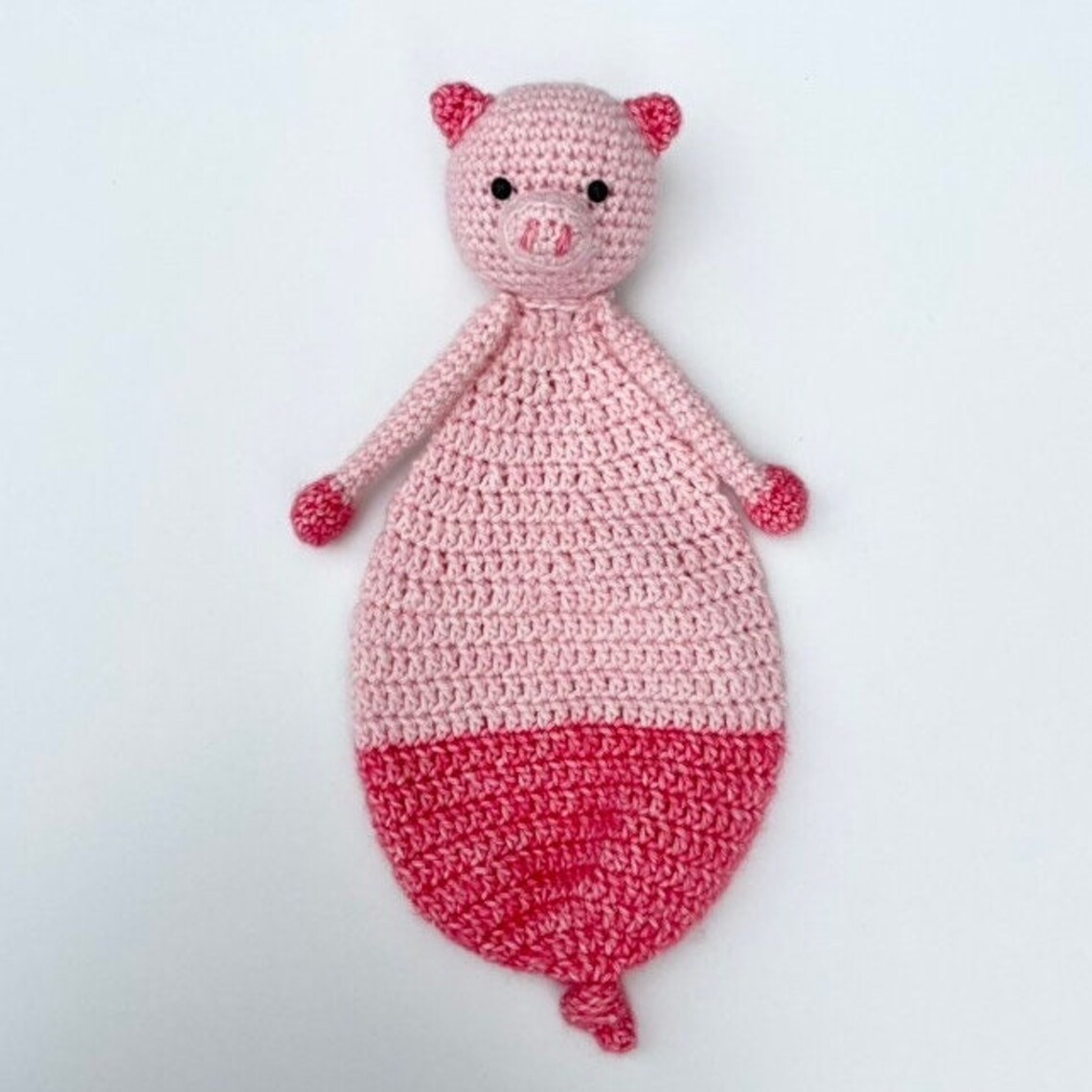 Pig Baby Lovey Amigurumi Crochet Pattern Rag Doll Comforter - Etsy