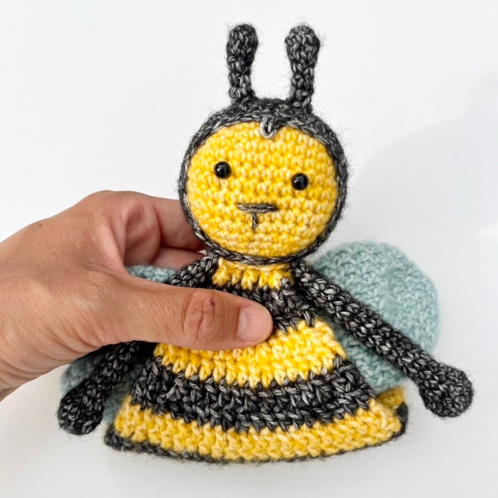 Bee Baby Lovey Amigurumi Crochet Pattern Rag Doll Comforter - Etsy