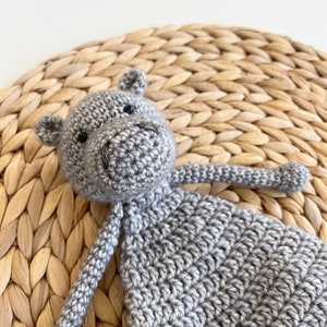 Hippo Baby Lovey Amigurumi Crochet Pattern, Rag Doll Comforter PDF ...