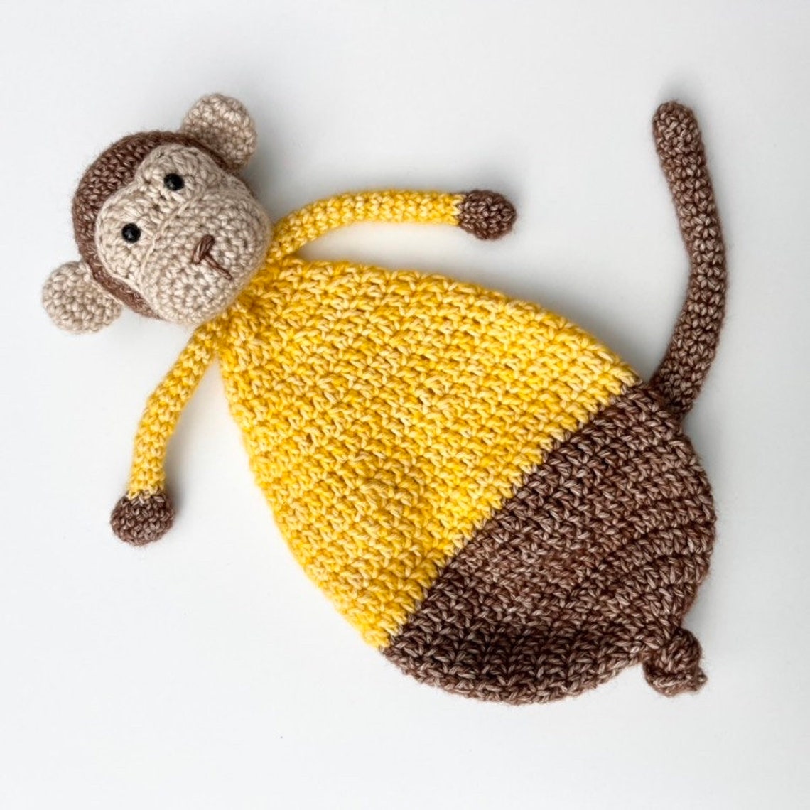 Monkey Baby Lovey Amigurumi Crochet Pattern Rag Doll - Etsy