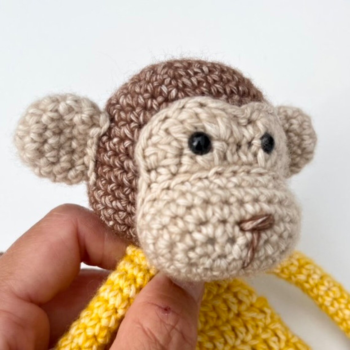 Monkey Baby Lovey Amigurumi Crochet Pattern Rag Doll - Etsy