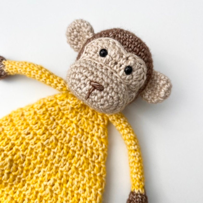 Monkey Baby Lovey Amigurumi Crochet Pattern Rag Doll - Etsy