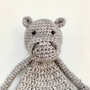 Hippo Baby Lovey Amigurumi Crochet Pattern, Rag Doll Comforter PDF ...