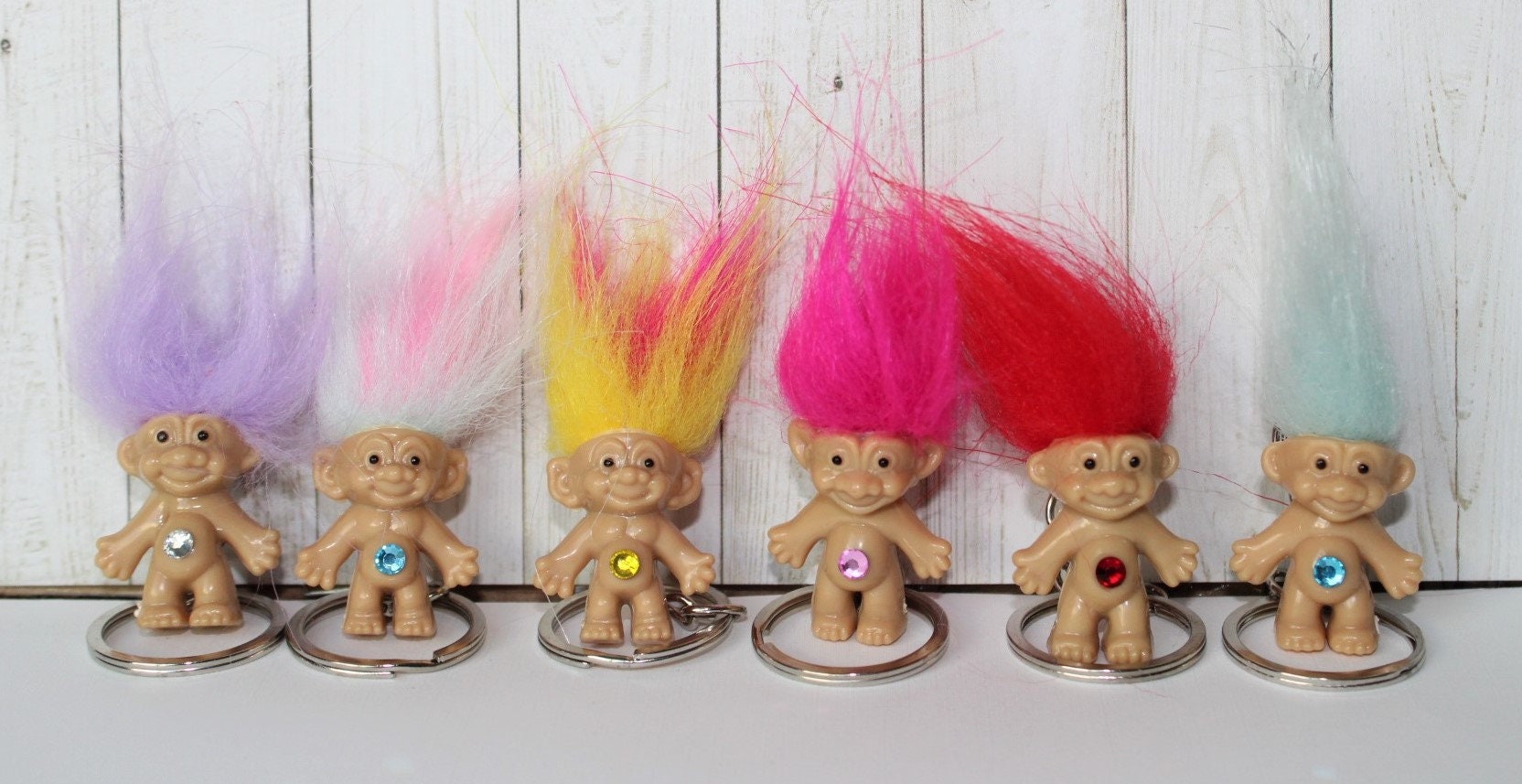 Treasure Troll Keychain Vintage 90s 90s Toys Birthday Gifts - Etsy
