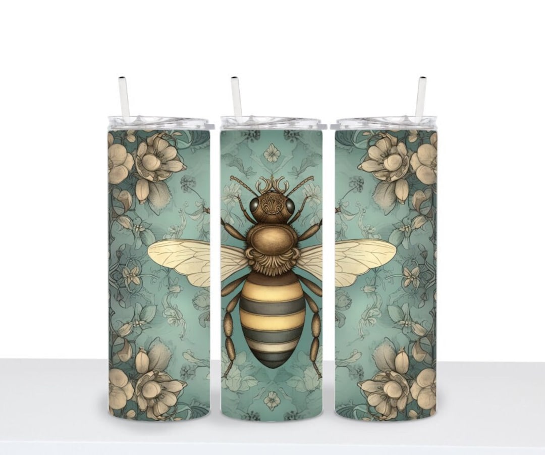 Bee Tumbler, Bee Cup, Stainless Steel Tumbler, Bee Gifts for Her ...