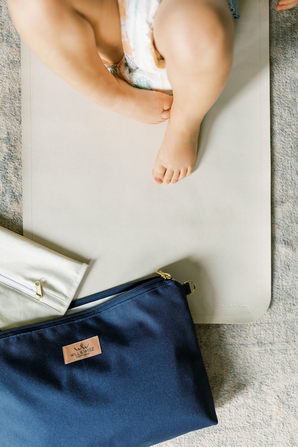 WILL & WEEZ Bonded Leather Changing Mat - Etsy