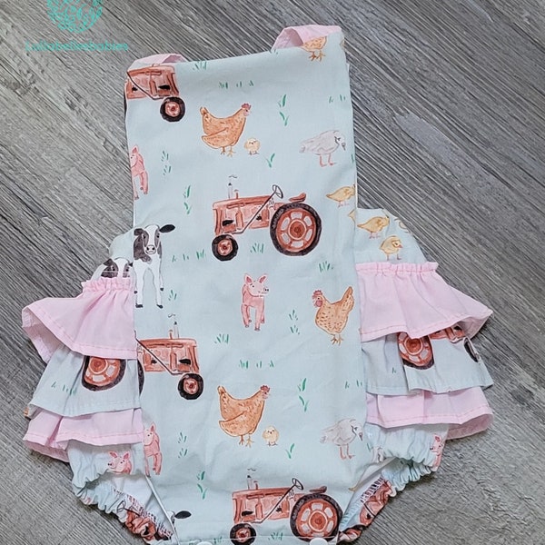 Ruffle Romper - Etsy