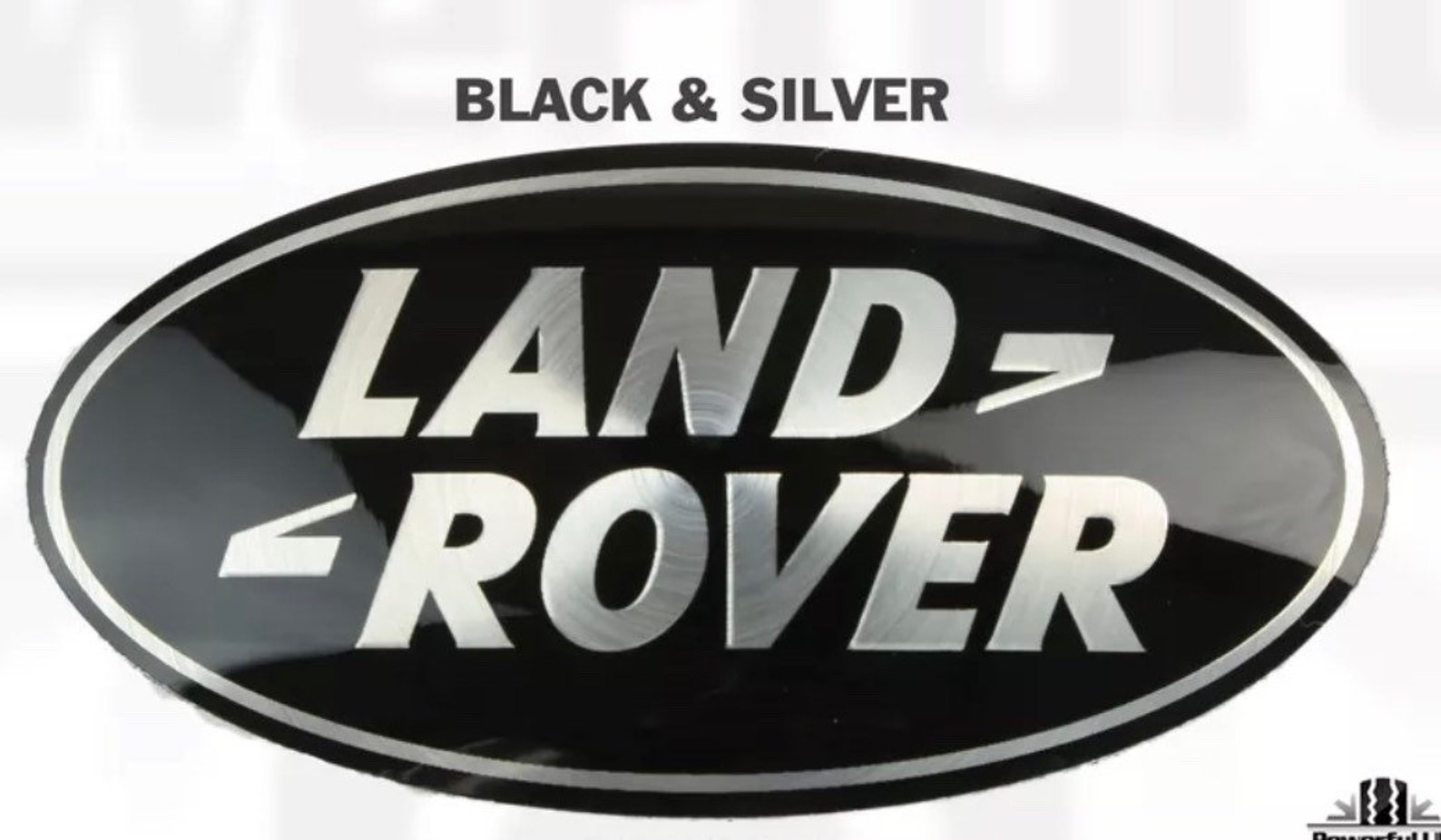 Black Land Rover Grille Badge Emblem 86mm | Etsy