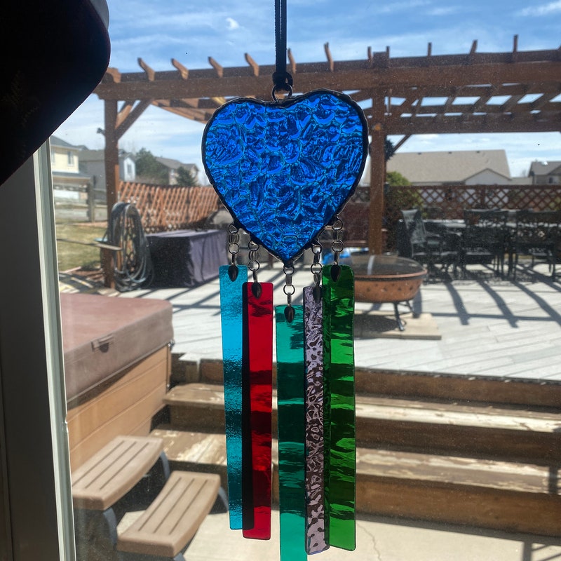 Glass Windchimes - Etsy