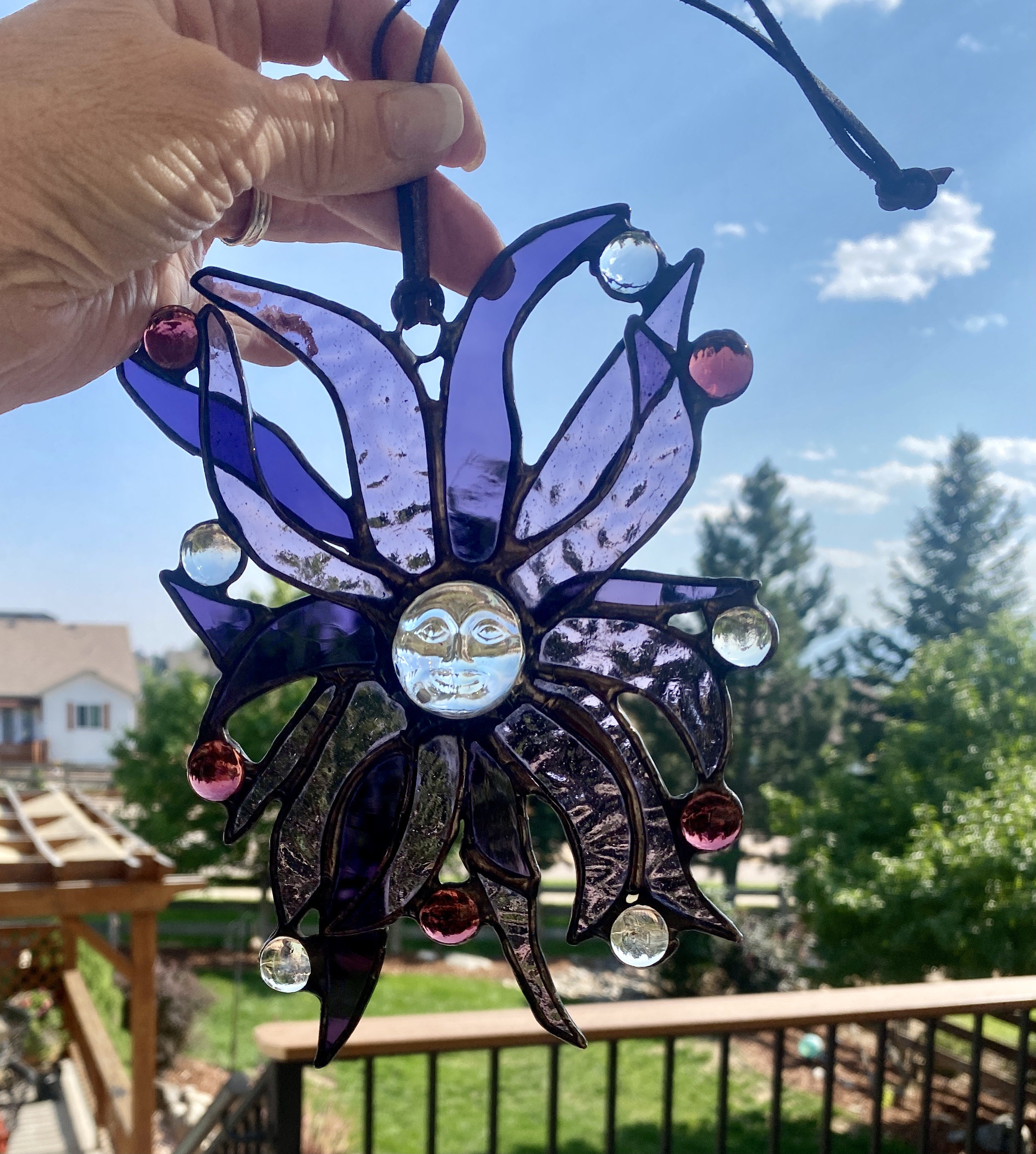 Sunfaces Stained Glass - Etsy