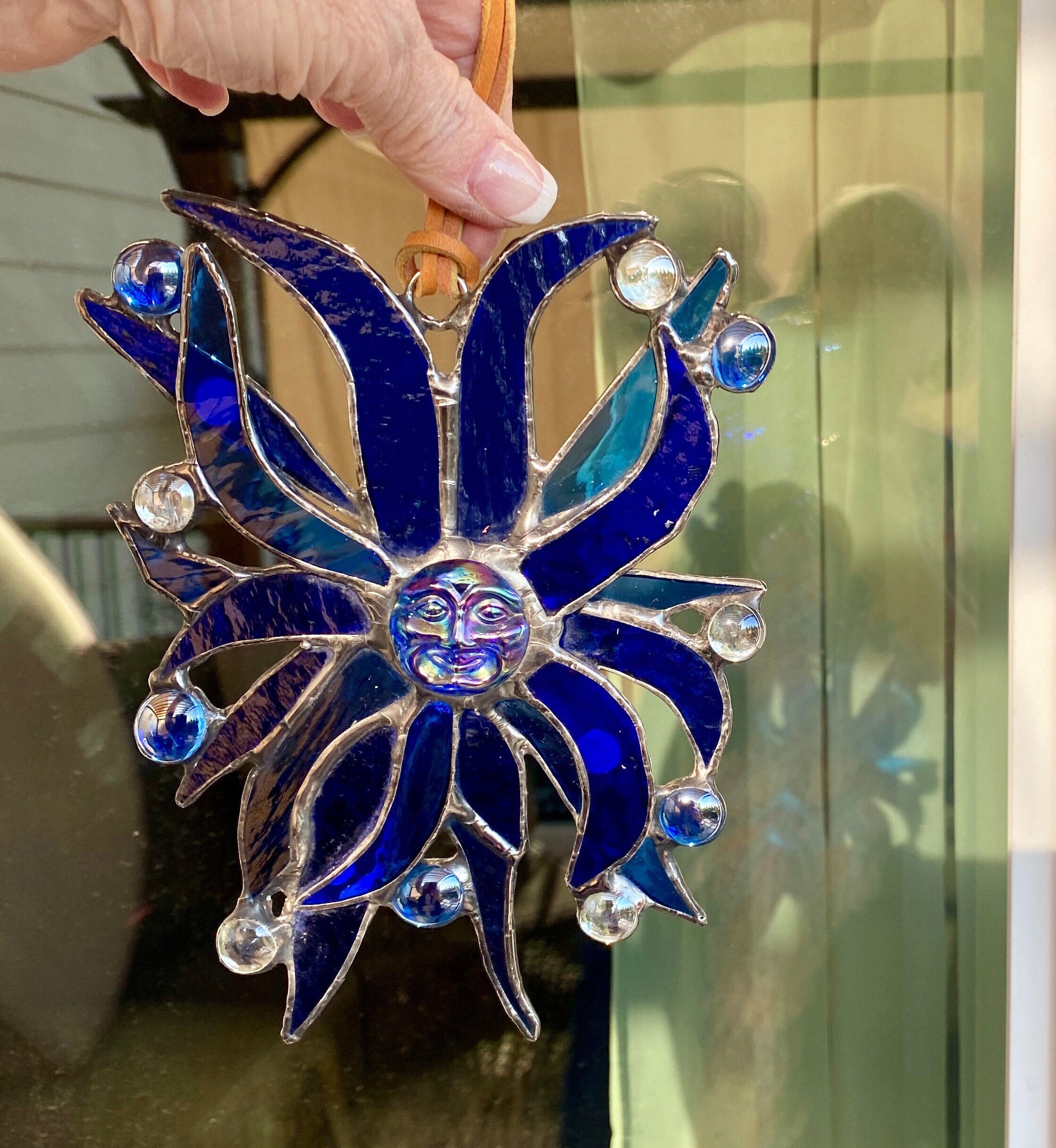 Sunfaces Stained Glass - Etsy