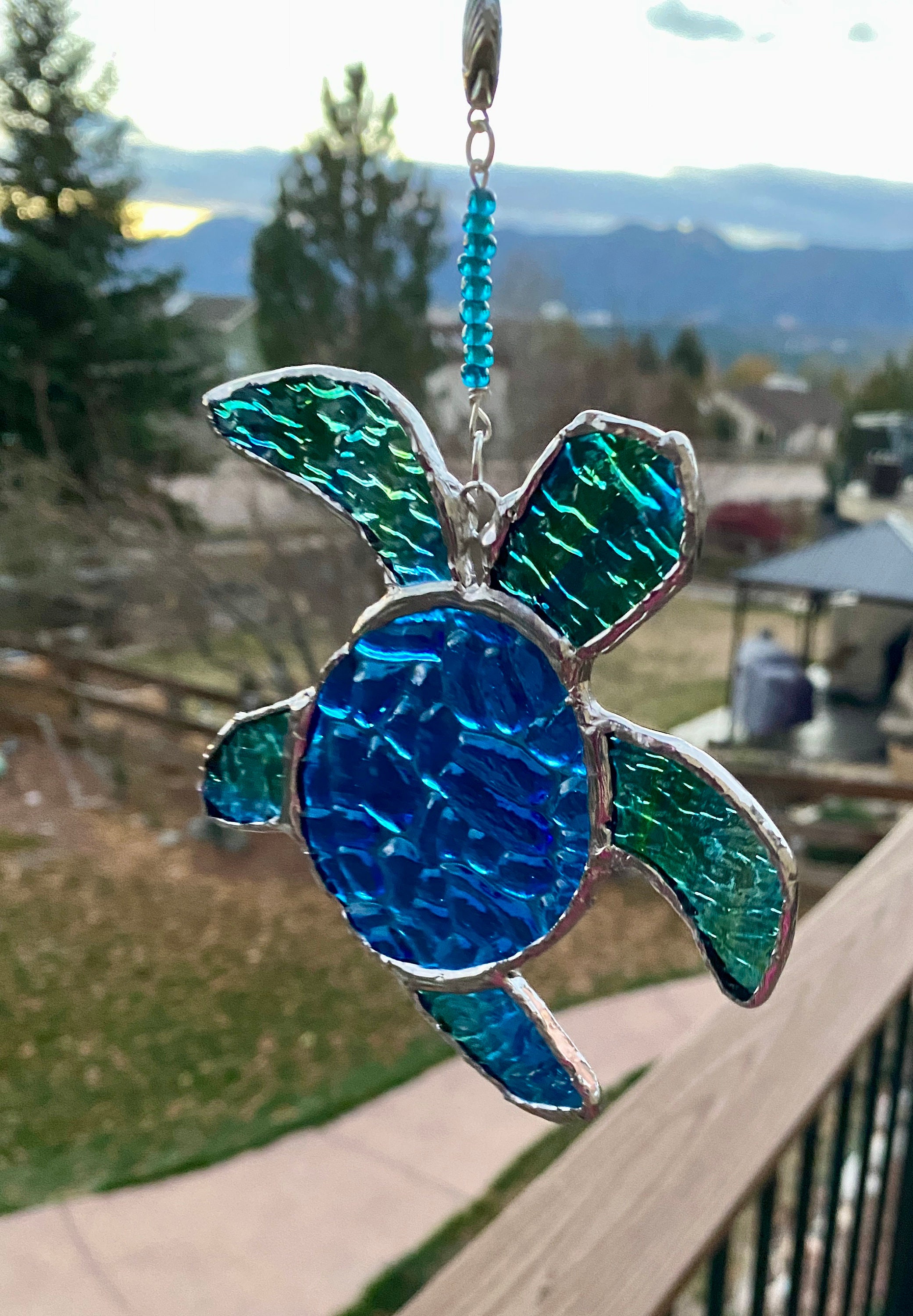 Sea Turtle Stained Glass - Etsy
