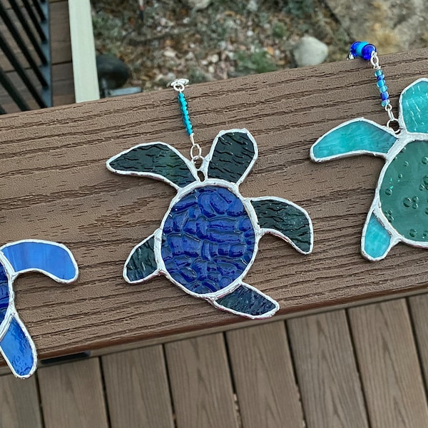 Turtle Stained Glass - Etsy