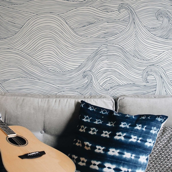 Abstract Wave Art - Etsy