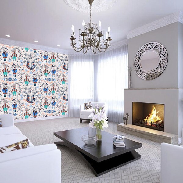 Vintage Cartoon Wallpaper - Etsy