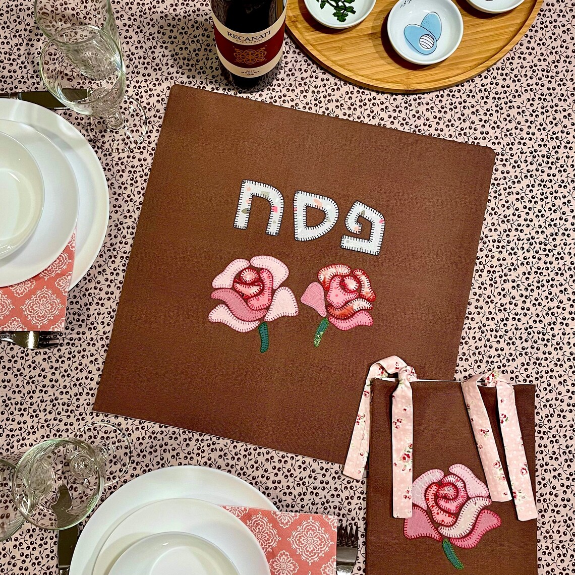 Matzah Cover & Afikoman Bag Passover Table Decor's - Etsy