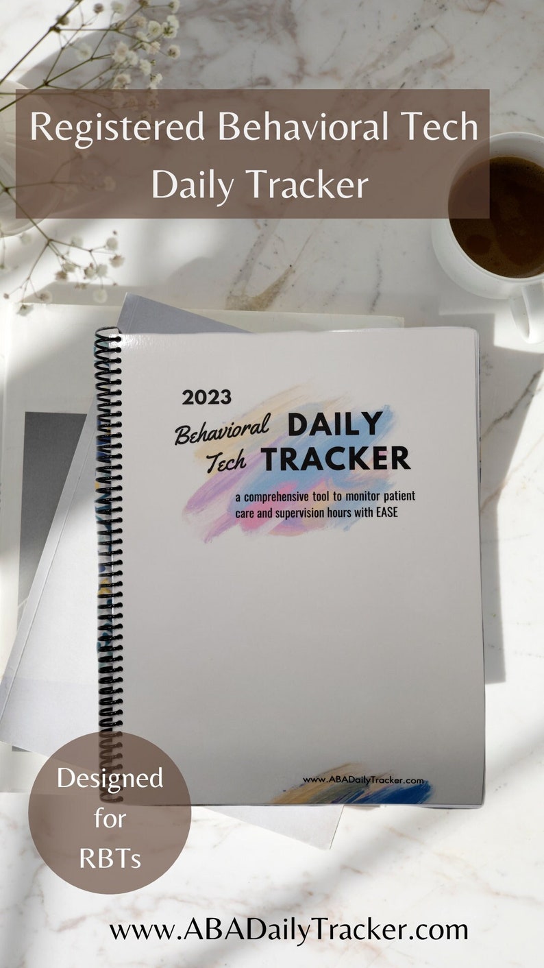 RBT Daily Tracker ABA Therapy Planner Registered - Etsy