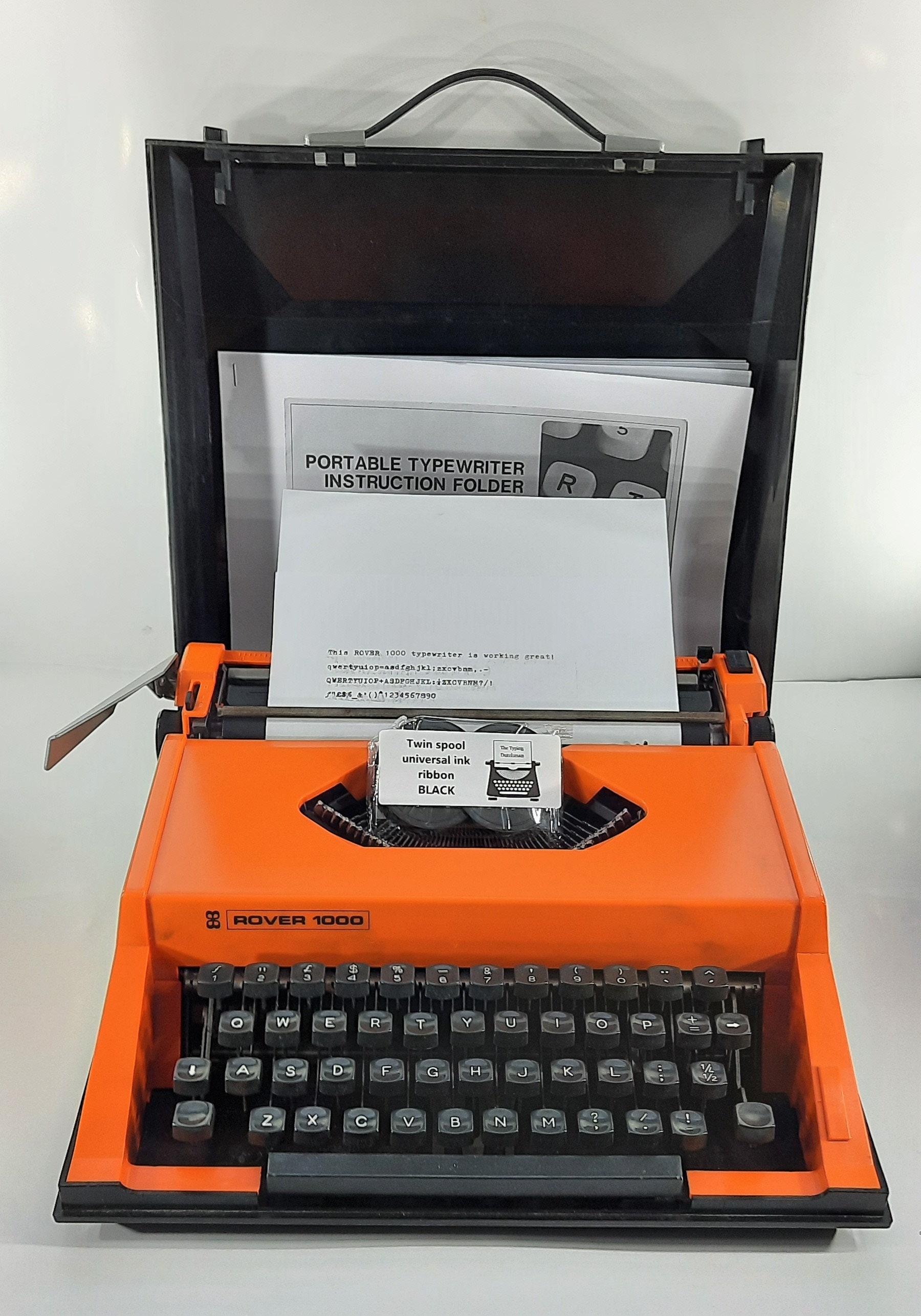 Office Home & Living T086 Vintage 1970s Italian design black mechanical ...