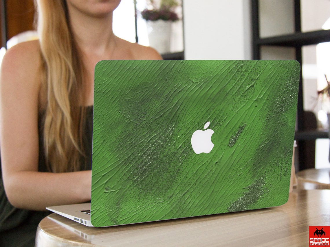 Green Paint Painted Rustic Skin Kit for the Apple MacBook Air | Etsy
