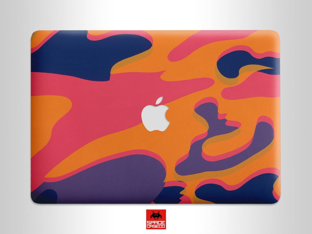 Colourful Camouflage MacBook Vinyl Decal Skin Bright MacBook Protective ...