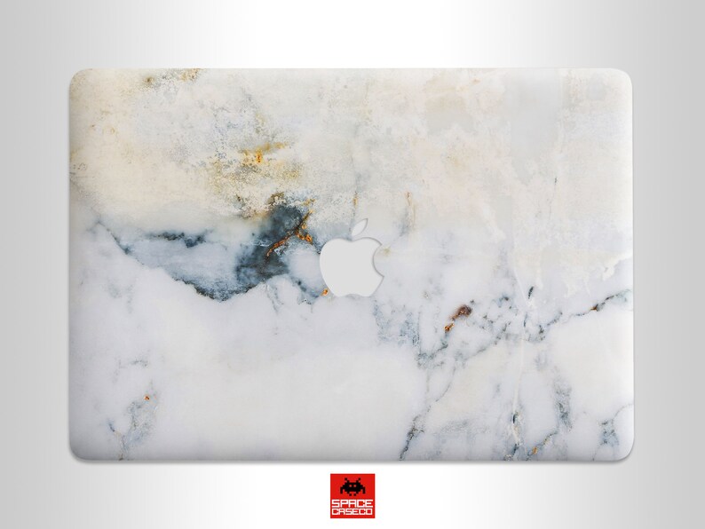 Macbook Skin Marble White Texture Background Skin Colored | Etsy