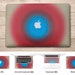 MacBook Skin Colorful Skin Texture Background Skin Colored Apple ...
