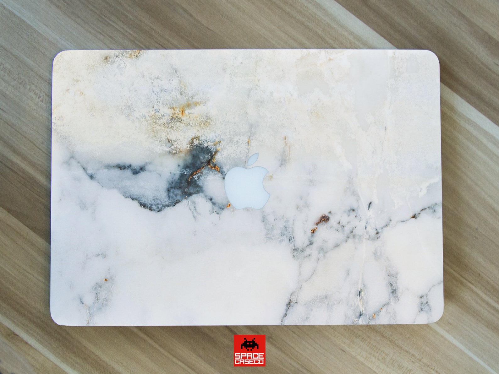 Macbook Skin Marble White Texture Background Skin Colored | Etsy