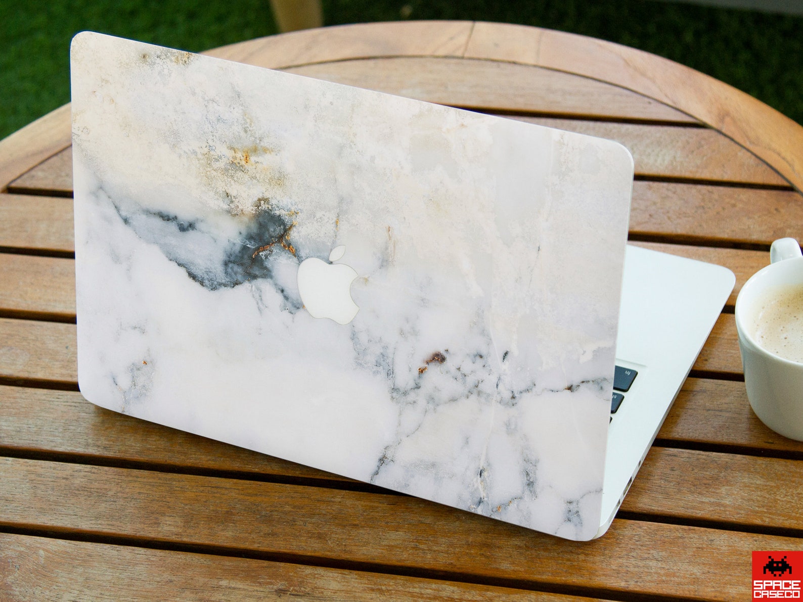 Macbook Skin Marble White Texture Background Skin Colored | Etsy