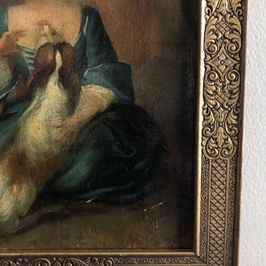 Antique Painting 18th Century French School Oil Painting on Canvas ...