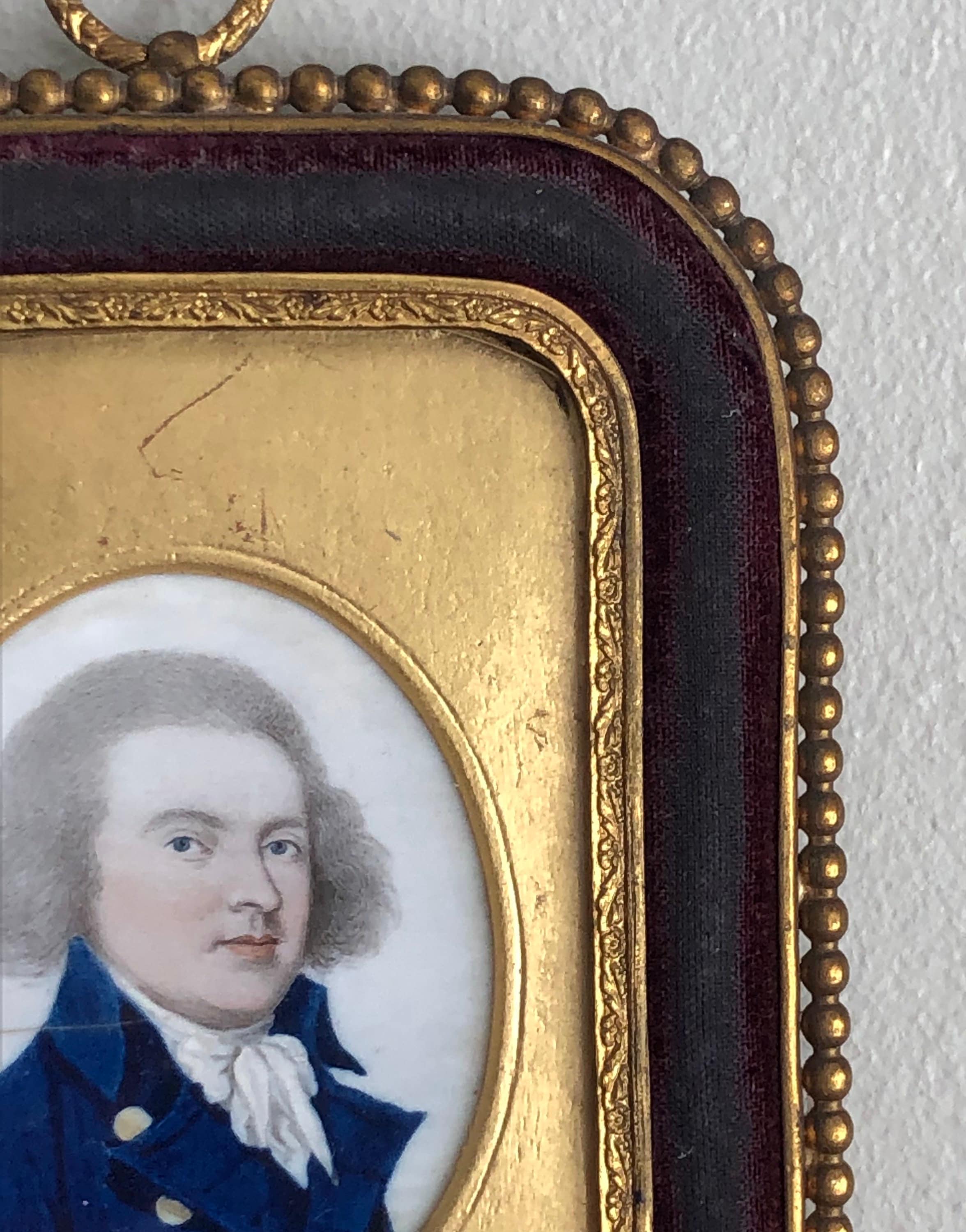 Antique miniature portrait painting 19th century 1800s | Etsy