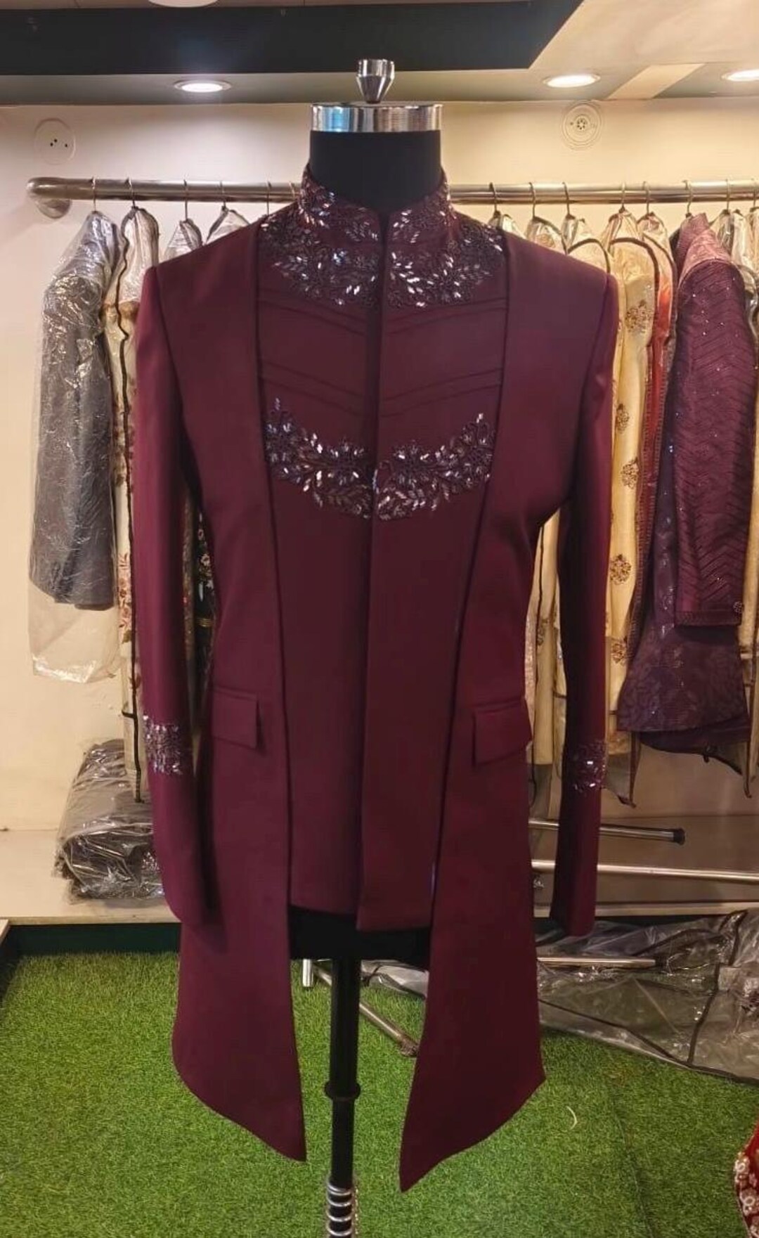 Men's Luxurious Wedding Suit and Party Wear Dress . Indian Handmade ...