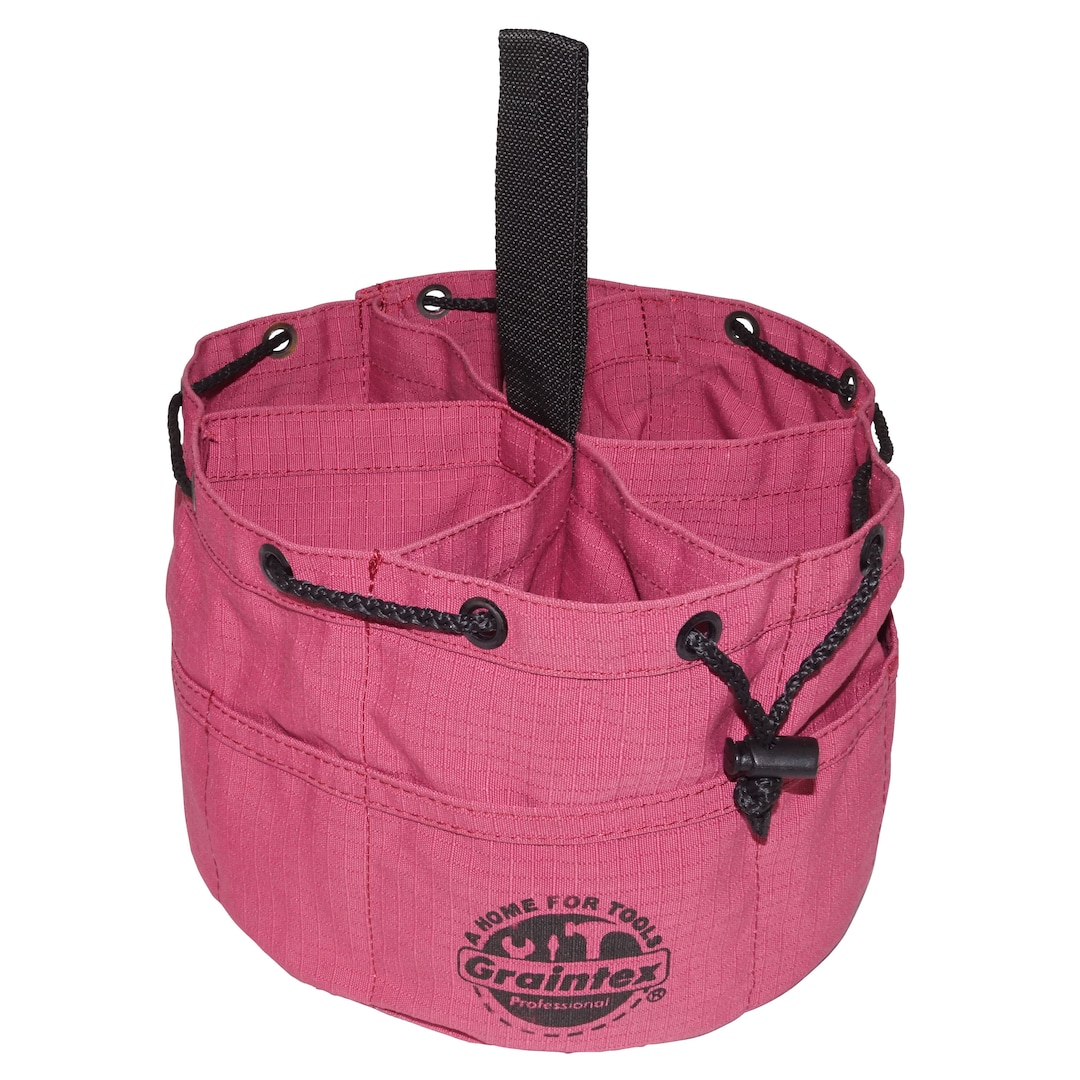 Purple/pink Canvas Grab Bag Organizer 18 Pockets Drawstring - Etsy
