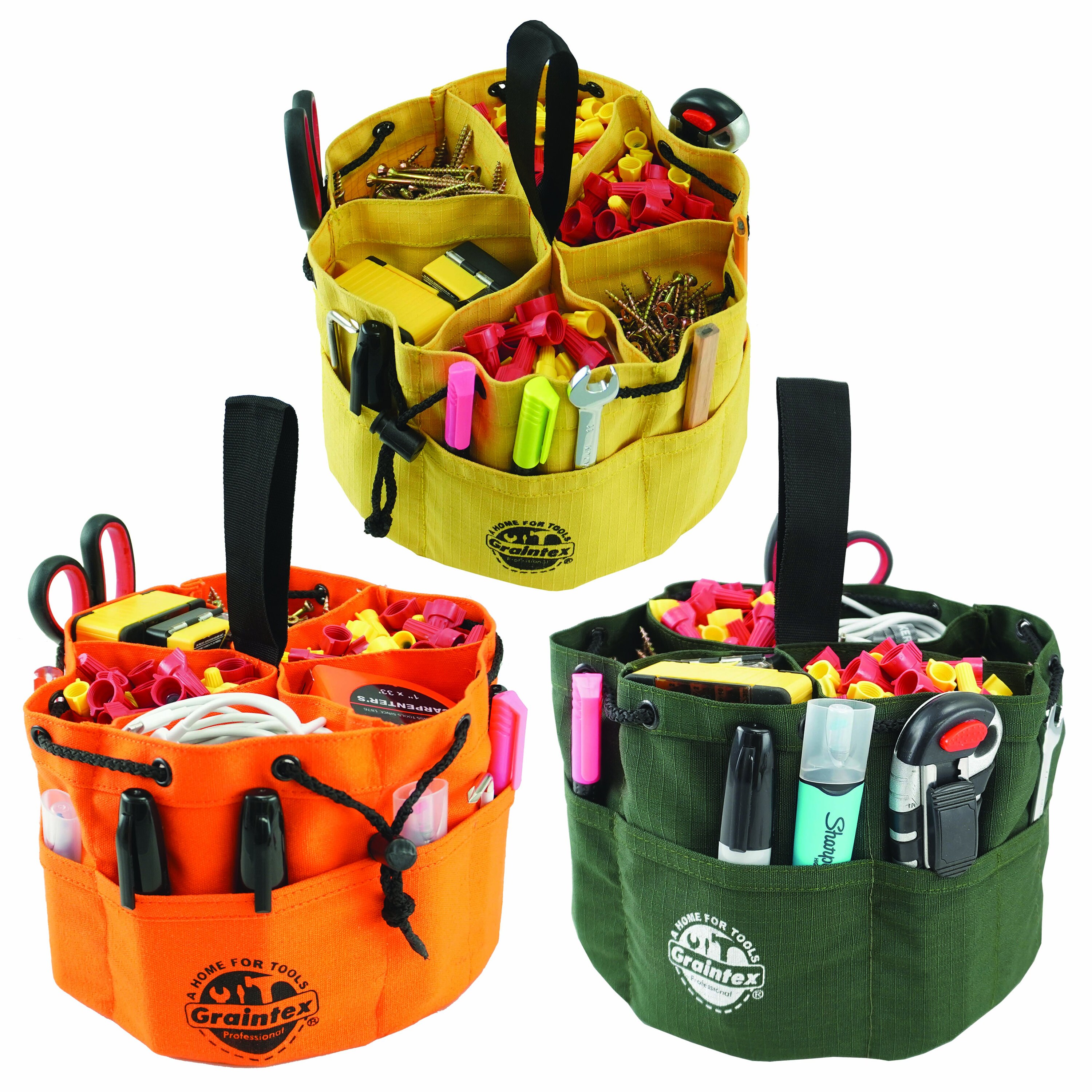 Grab Bags Set of 3 for Multi Purpose With 18 Pockets - Etsy