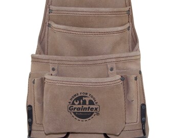 Graintex 10 Pocket Tool Pouch Ambassador Series Chestnut Brown Color ...
