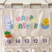 Thanksgiving Advent Calendar Kids Thanksgiving Countdown Fall Wall ...