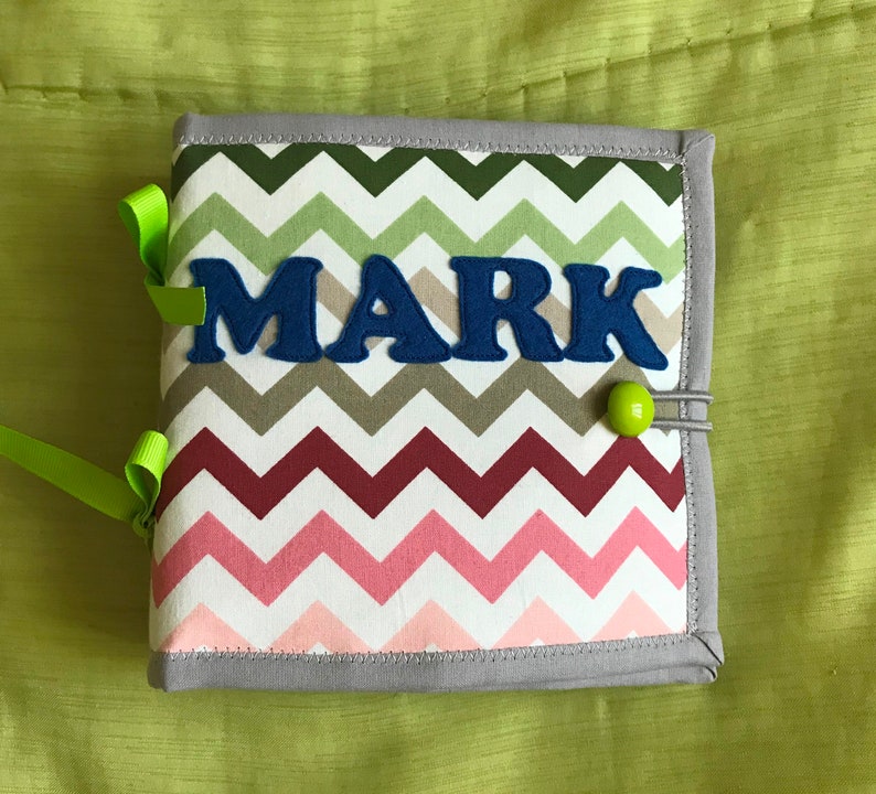 Toddler mini sensory book Fabric busy book Felt quiet book | Etsy