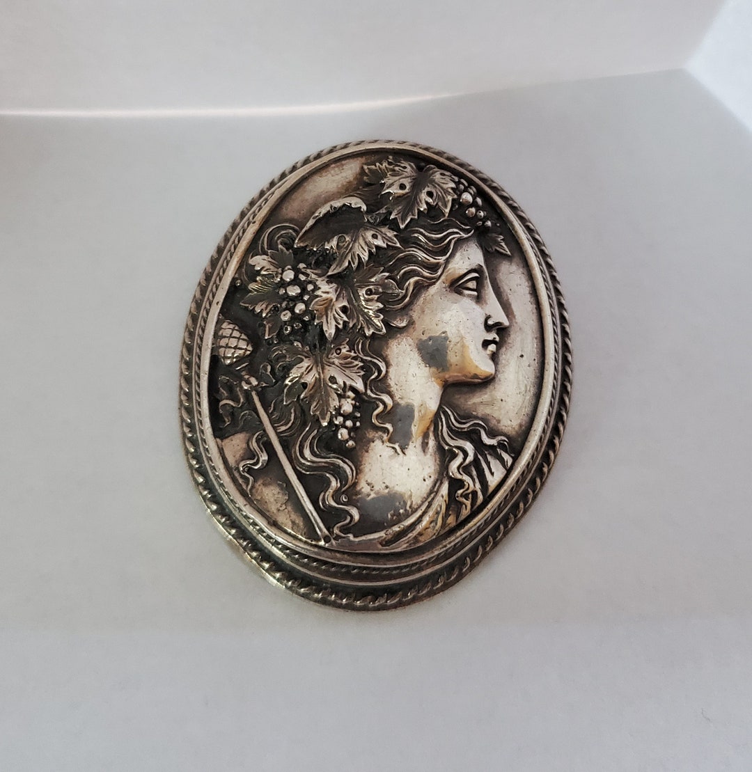 Vintage Henryk Winograd 999 Silver Large Cameo - Etsy