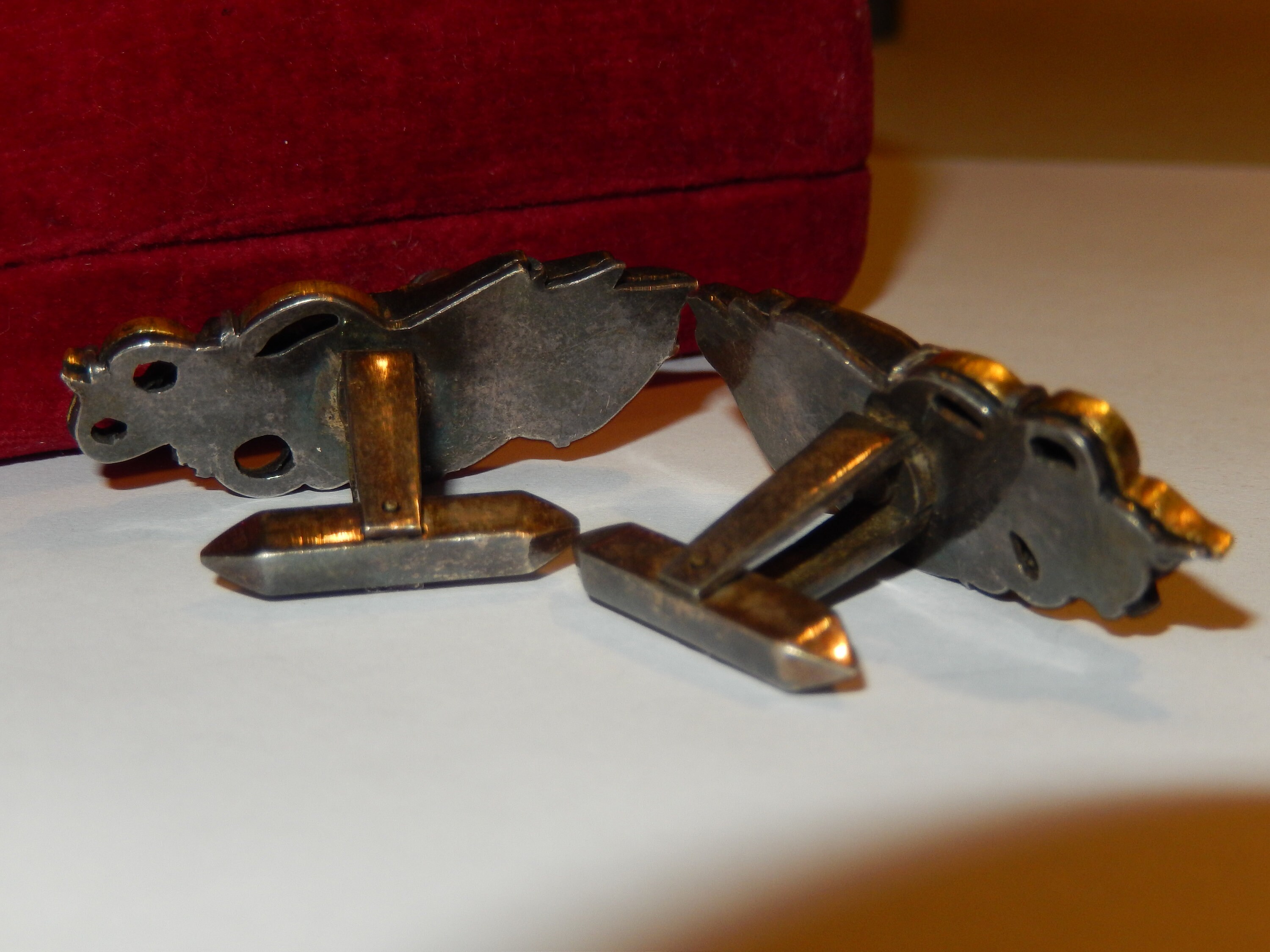 Vintage Japanese Mix Metal Shakudo Silver Gold Bronze - Etsy