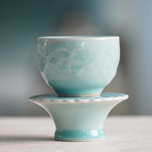 Ceramic Teacup - Etsy