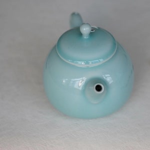 Green Ceramic Teapot ,clay Teapot, Handmade Teapot With Infuser and ...